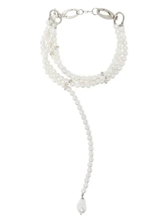 Atu Body Couture x Shir Fine Jewellery collier ras-du-cou &agrave; perles - Blanc