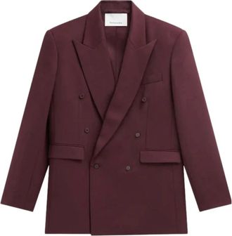 Frankie Shop Femme, Vestes, Rouge, Taille: 36 FR Double-Breasted Blazer
