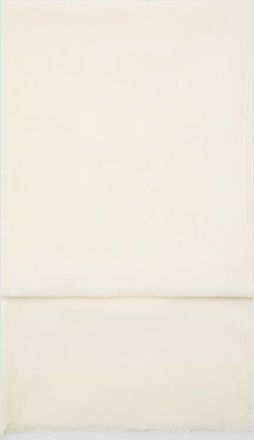 Mango Foulard bords effiloch&eacute;s &eacute;cru - Femme - Taille unique - MANGO