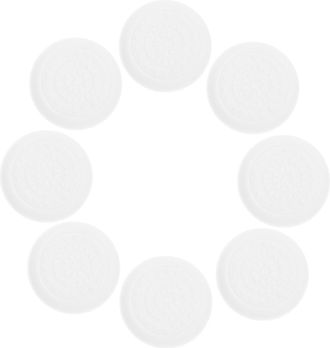 Soimiss 8 Stück Teiliges rutschfeste Selbstklebende Silikon Möbelgleiter für Stuhlbeine Tischfüße Bodenschutz Hart Teppichböden Geräuschdämpfend Verschleißfes