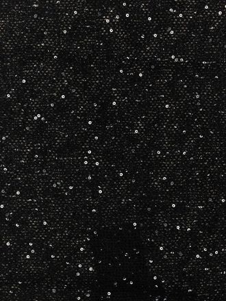 Nude Micro Sequin Scarf - Black