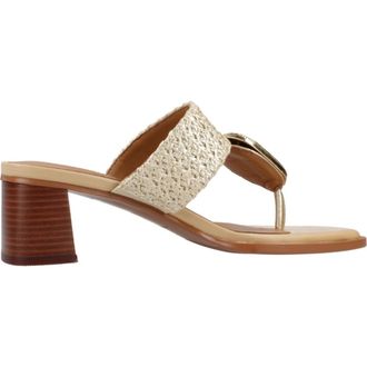 Noa Harmon Femme, Chaussures, Jaune, Taille: 39 EU Mules &agrave; talons &eacute;l&eacute;gantes