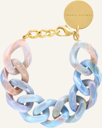 Vanessa Baroni Vanessa Baroni Armb&auml;nder Flat Chain Bracelet Sea Wave By Glambou gold