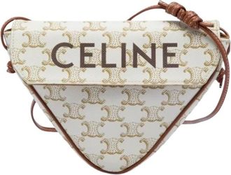 Celine Pre-owned Canvas Crossbody Bag - - Pre-owned - Damen - Beige - ONE SIZE