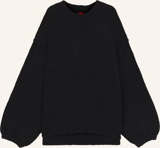 HUGO BOSS Hugo Pullover Sagarro Oversize Fit schwarz