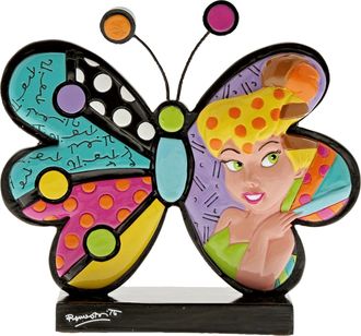 Disney Britto Disney Tinker Bell Butterfly Icon Ornament, Mehrfarbig, One Size