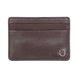 Orciani Homme, Accessoires, Brun, Taille: ONE Size Chevrette Leather Card Holder