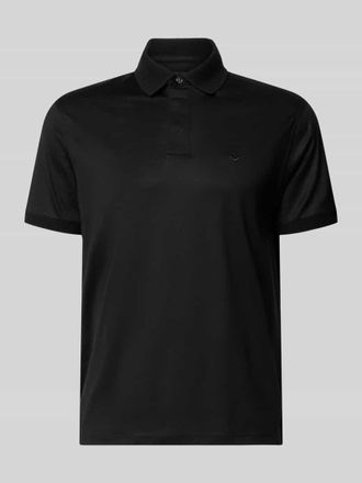 Emporio Armani Slim Fit Poloshirt mit Logo-Stitching