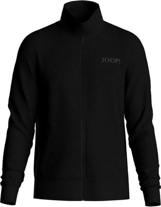 Joop Sweatjacke Leisure Zip Front Jacket mit Markenschriftzug auf linker Brust