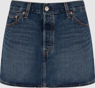 Levi's Jupe Icon Skirt Dark Indigo-Worn In Phoenix Rising