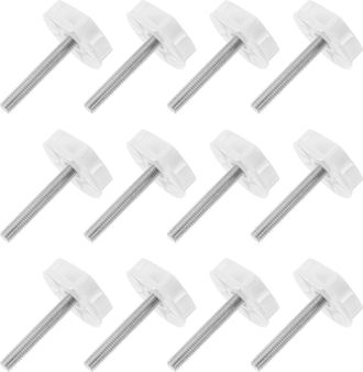 Valiclud LIFKICH 12 St&uuml;ck Teiliges Verstellbare M&ouml;bel-f&uuml;&szlig;e aus Robustem Kunststoff Schraub-f&uuml;&szlig;e mit Nivellierfunktion f&uuml;r Tischbeine rutschfeste H&ouml;henverstellb