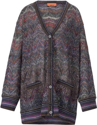 Missoni Strickjacke in glitzerndem Design