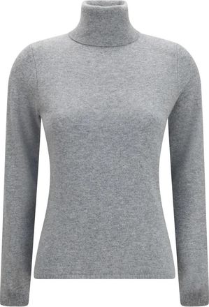 Allude Kaschmir-Rollkragenpullover - - Knitwear - Damen - Grau - M