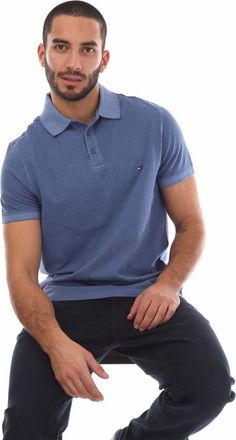 Tommy Hilfiger Poloshirt f&uuml;r Herren, Schmal (Blau)