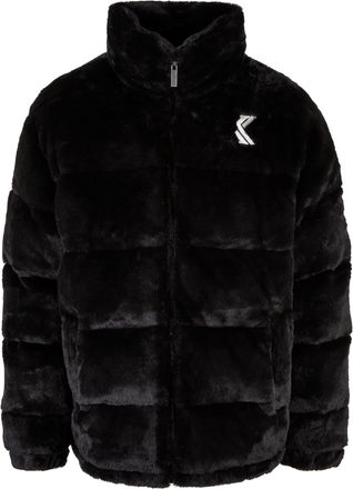 Karl Kani Herren KM214-014-1 OG Fake Fur Puffer Jacket black XXL black