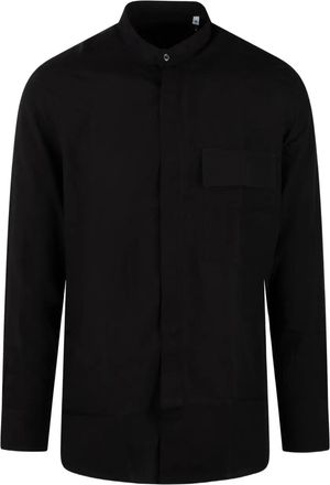 low brand chemise &agrave; col officier - Noir