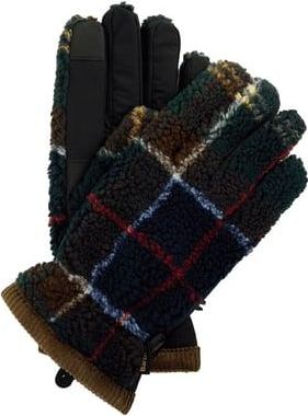 Barbour Gants imprim&eacute; tartan &agrave; sangles