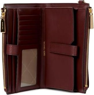 Michael Kors Portefeuille Jet Set en cuir