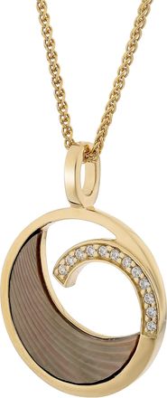 Orphelia Mädchen-Ketten mit Anhänger 925_Sterling_Silber Perlmutt zh-7371