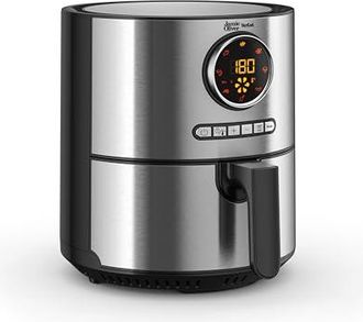 T-fal Jamie Oliver by Tefal Ultra Fry Heißluftfritteuse, 1630 W, XL-Kapazität (4,2 L), Temperatureinstellung von 80 °C bis 200 °C, Touchdisplay, 8 Auto-Prog