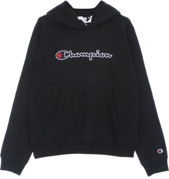 Champion Schwarzer Hoodie mit K&auml;ngurutasche - - Sweatshirts & Hoodies - Damen - Schwarzk - S