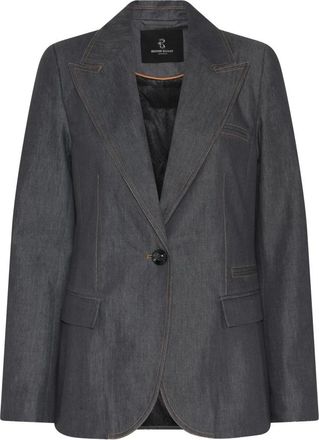 Bruuns Bazaar Femme, Vestes, Bleu, Taille: 36 FR Bellis BBTiff Blazer