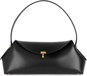 Toteme T-Lock Leather Shoulder Bag