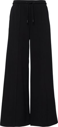 Comma Wide-Leg-Hose aus Jersey mit Elastikbund und Biese
