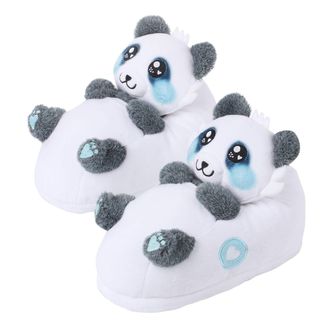 Corimori Unisex Baby Shiba Inu Akito Panda Mei S e Pl sch Hausschuhe Pantoffeln Slipper Lustige Schuhe Einheitsgr 35 44 Bla, Mei der Panda Schwarz Wei&szlig;, 34/44 