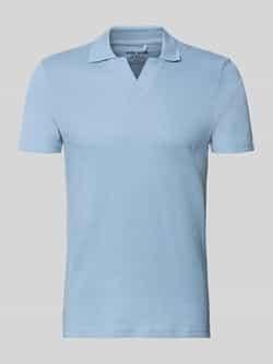 Blend Regular Fit Polo-Shirt mit Strukturmuster Modell Heskild