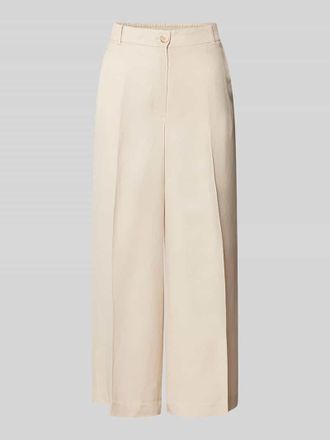 s.Oliver Black Label Regular Fit Culotte aus Viskose-Leinen-Mix