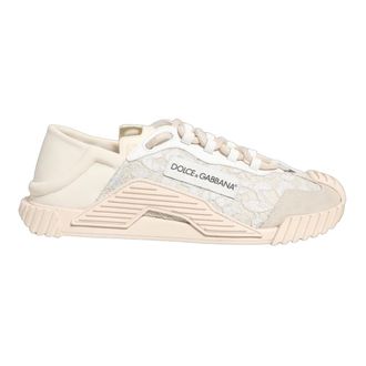 Dolce & Gabbana Femme, Chaussures, Blanc, Taille: 41 1/2 EU Baskets NS1