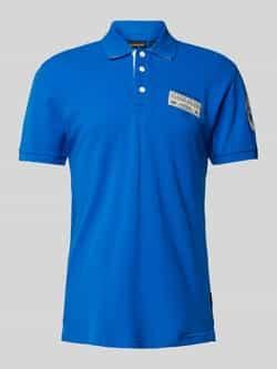 Napapijri Slim Fit Poloshirt mit Label-Patch Modell E-AMUNDSEN