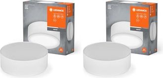 Ledvance ORBIS PARIS Deckenleuchte 300mm, wei&szlig;, E27-Sockel, kann mit smarter Lampe best&uuml;ckt werden, hochwertiges, modernes Design, mit Stoffschirm, geeignet f&uuml;