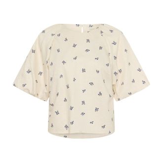 Part Two Stilvolles Top mit Blumenmuster - - Blouses & Shirts - Damen - Beige - M