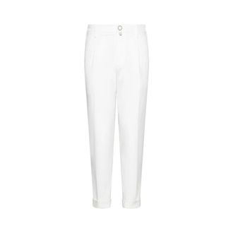 Jacob Cohen Cropped Hosen - - Trousers - Herren - Wei&szlig; - W40