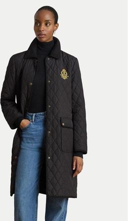 Lauren Ralph Lauren &Uuml;bergangsjacke Crested 3/4 Quilt 297P18059001 Schwarz Regular Fit