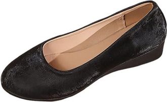 Generic Mocassins pour femme - &Eacute;l&eacute;gantes - Style m&eacute;di&eacute;val - Confortables - Doux et l&eacute;gers - Avec semelle int&eacute;rieure confortable - Chaussures de danse sportive