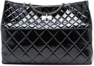 Chanel Shopper - Quilted Patent Reissue 2.55 Tote - Gr. unisize - in Schwarz - f&uuml;r Damen
