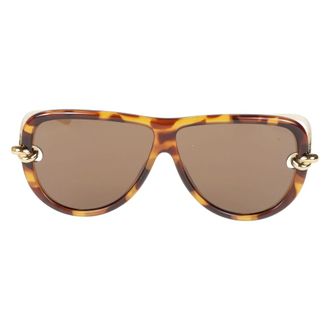Bottega Veneta Knot Aviator Sonnenbrille - - Accessories - Damen - Braun - ONE SIZE