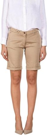 Mason's Femme, Shorts, Beige, Taille: 44 FR New York Chino Bermuda