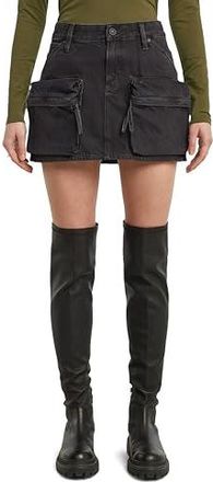 G-Star Mini Jupe Cargo pour Femme, Noir (Worn in Black Obsidienne D27703-d772-g756), (33W) EU