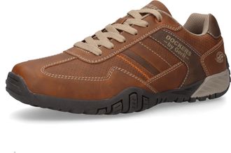Dockers by Gerli Herren Low-Top Sneaker, M&auml;nner Halbschuhe,Sportschuhe,Freizeitschuhe,Turnschuhe,Laufschuhe,schn&uuml;rschuhe,Cognac,42 EU