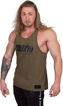 Gorilla Wear Gorilla Wear Débardeur de Fitness Classique T-Shirt, Vert, s Homme