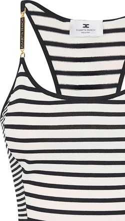 Elisabetta Franchi Tricot Stripes Top