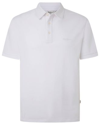 Pepe Jeans London Herren Harper Polo, Wei&szlig; (Wei&szlig;), L