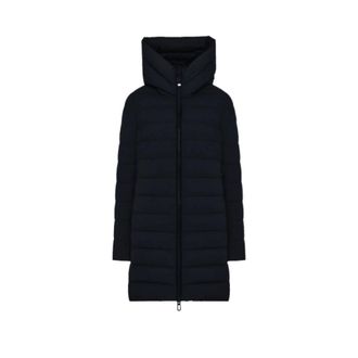 Duno Kapuzen-Bi-Stretch-Daunenjacke - - Coats - Damen - Schwarzk - M