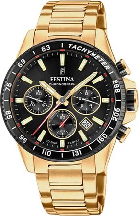 Festina unisex, Accessoires, Jaune, Taille: ONE Size Chronographe Intemporel