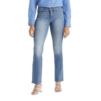Levi's Womens 315 Bootcut 314 Shaping Straight Light Indigo-Worn IN, Personal Wealth, 28W / 32L