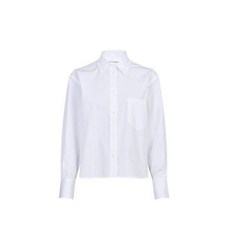 Victoria Beckham Chemise droit col classique en coton